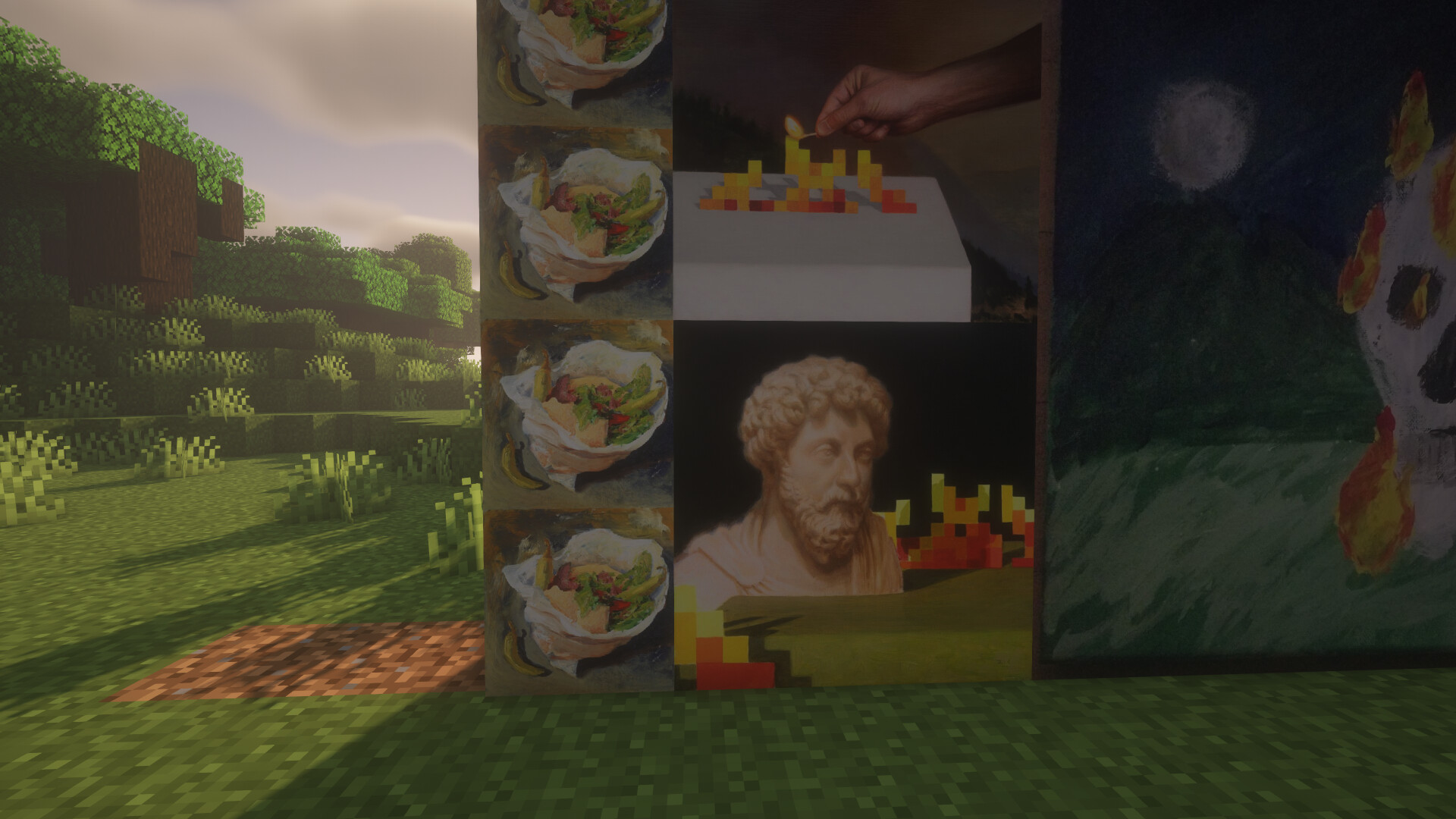 Real Paintings Minecraft Texture Pack