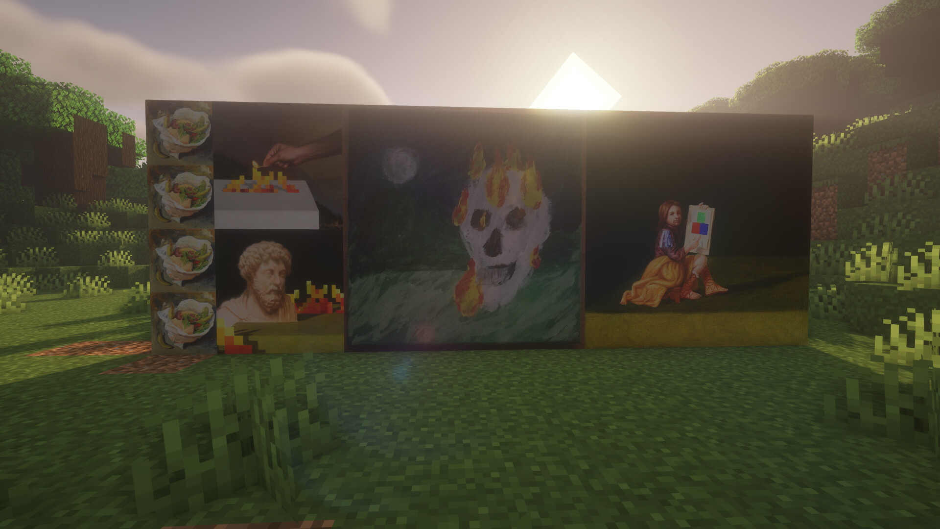 Real Paintings Minecraft Texture Pack