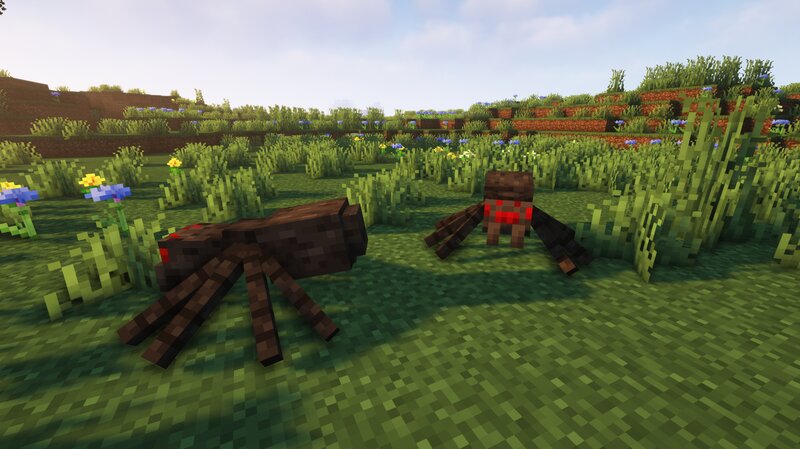 Better Spiders Minecraft Texture Pack