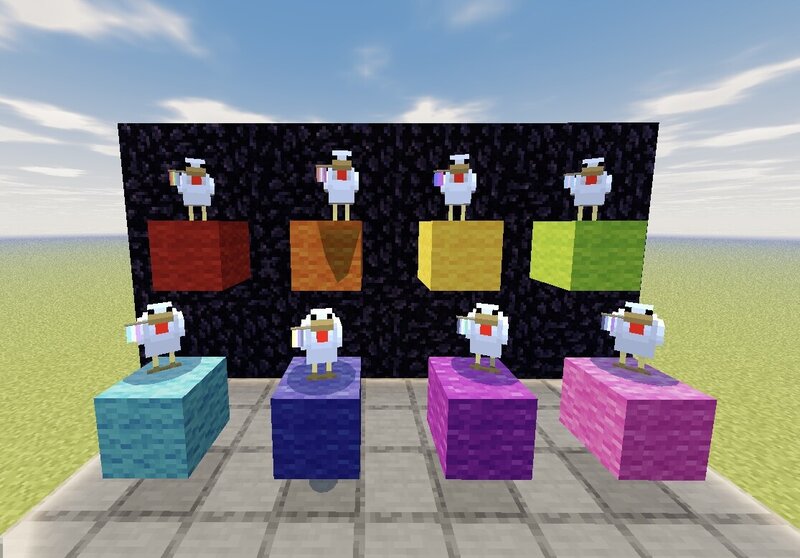 Pride Flag Chickens! 🏳️‍🌈 Minecraft Texture Pack