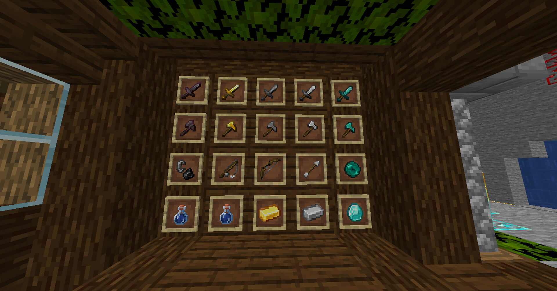 Orbitfault 16x Crystals and swords Minecraft Texture Pack