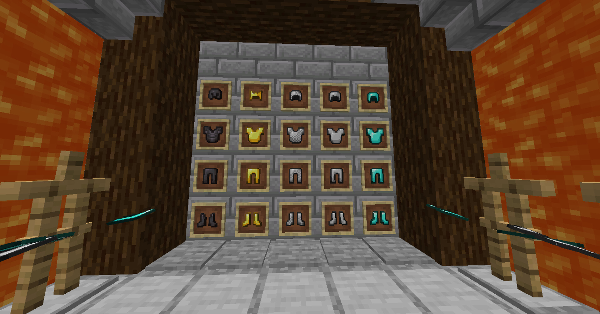 Orbitfault 16x Crystals and swords Minecraft Texture Pack