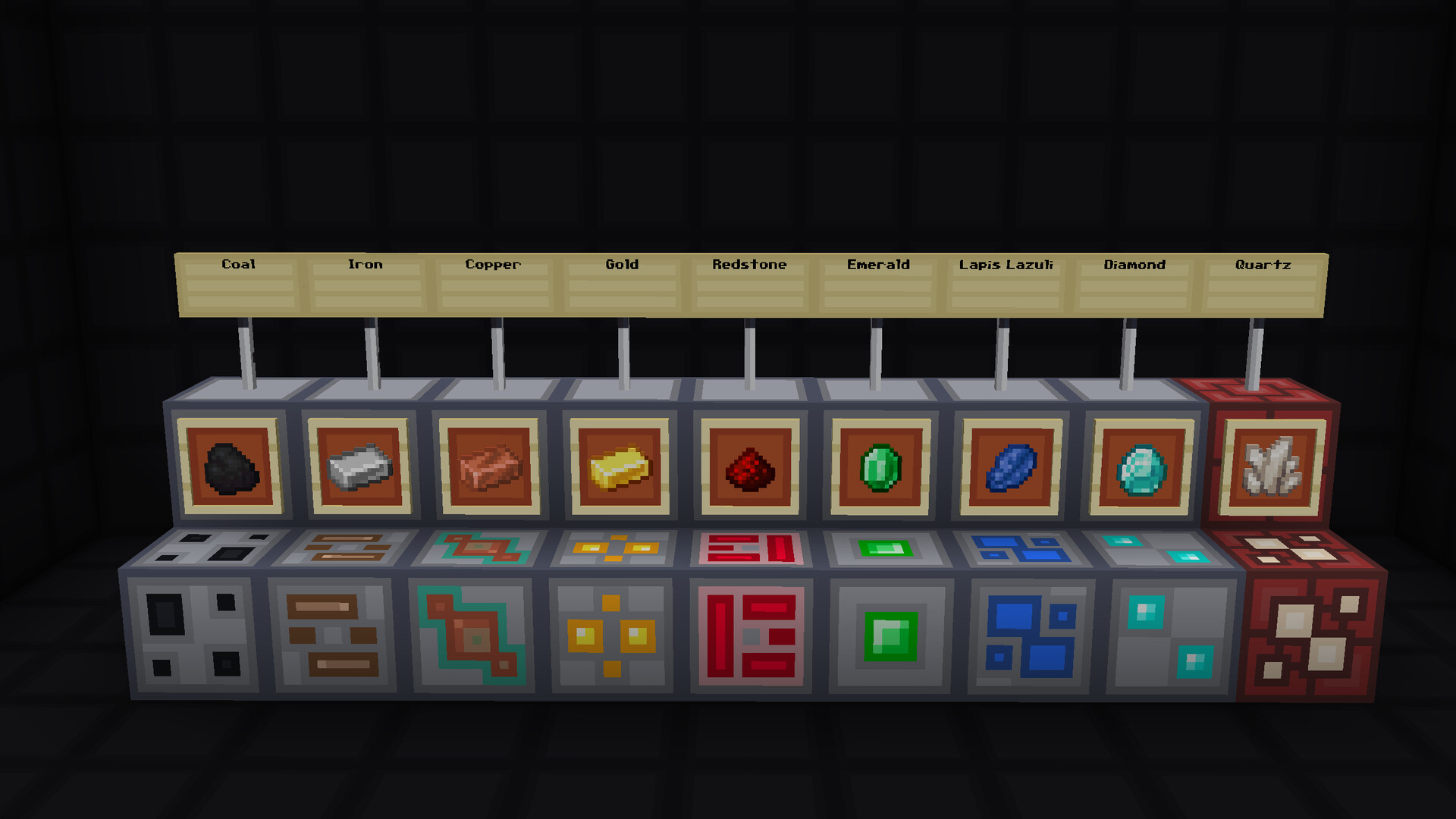 Grids, by Dave Minecraft Texture Pack