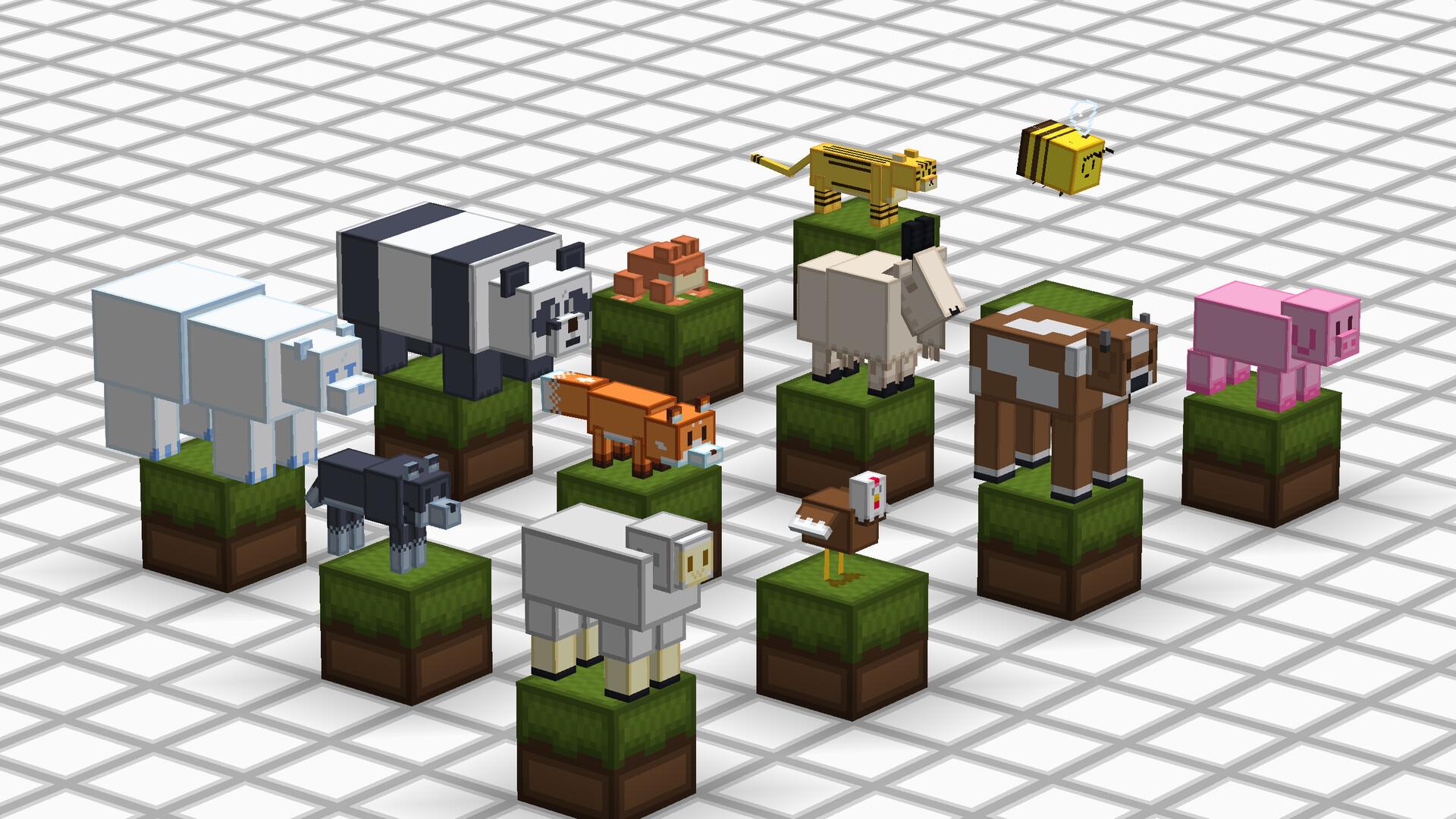 Grids, by Dave Minecraft Texture Pack