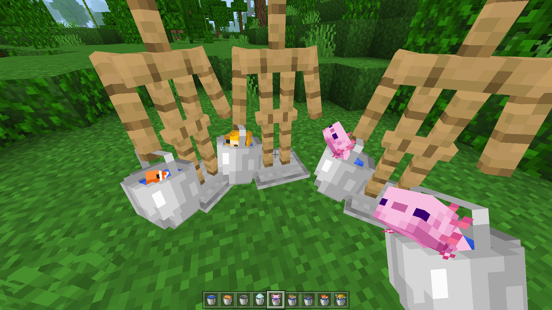 3D Buckets | Bedrock Tweaks Minecraft Texture Pack