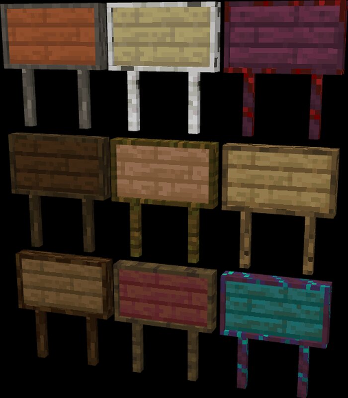 Better Signs (OPTIFINE REQUIRED) Minecraft Texture Pack