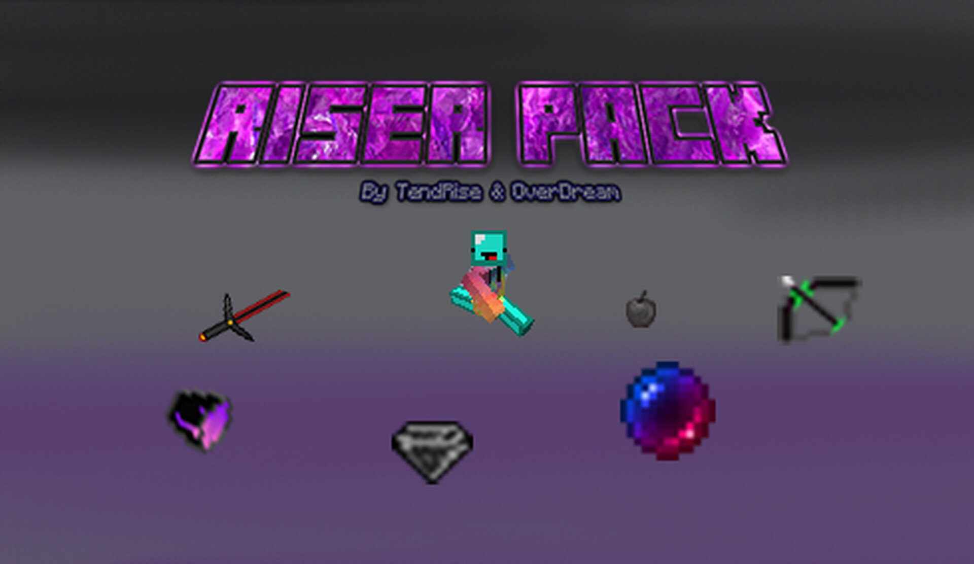 Riser Pack x64 Dark Theme Minecraft Texture Pack