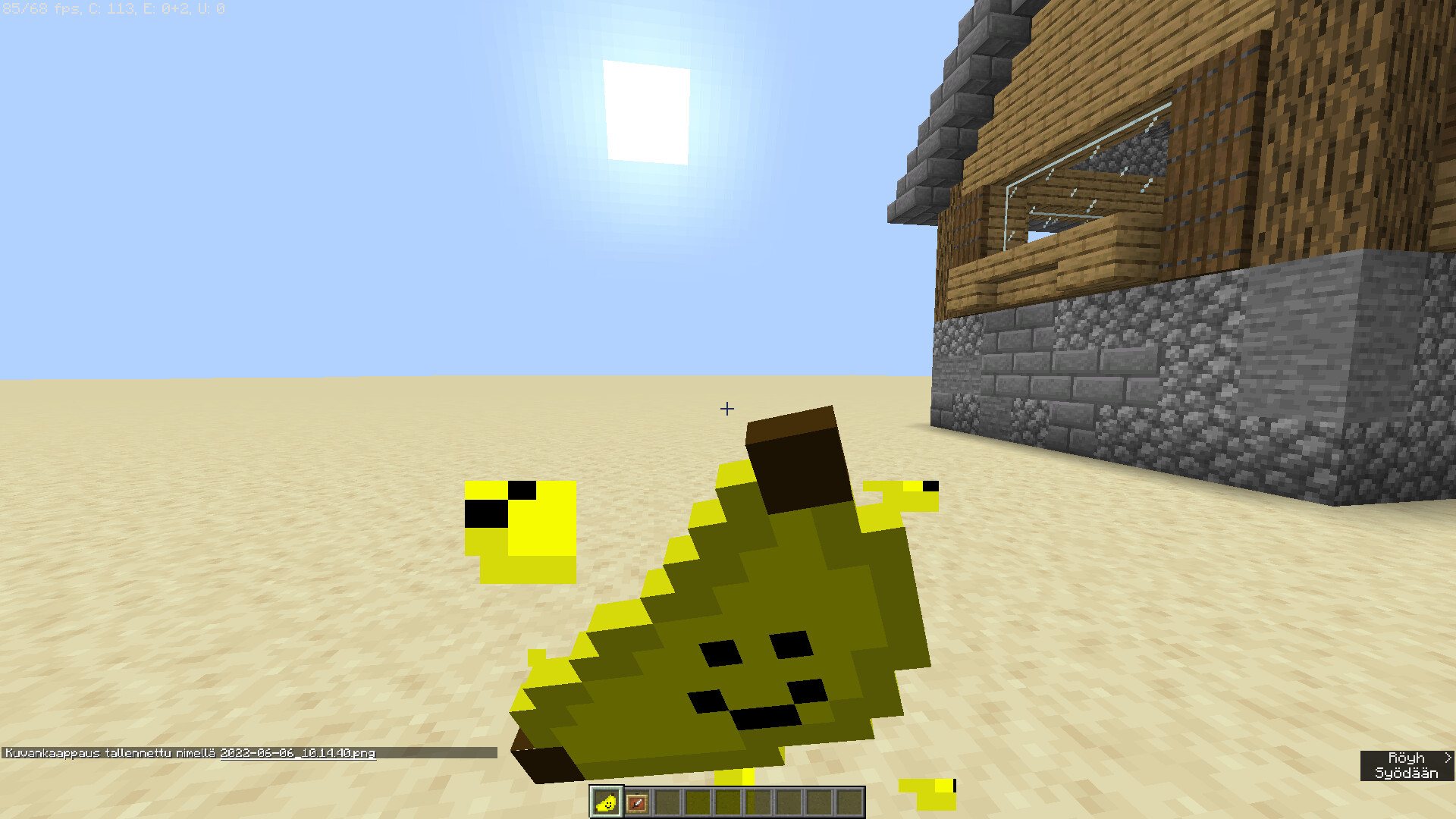 Apple to Banana Minecraft Texture Pack