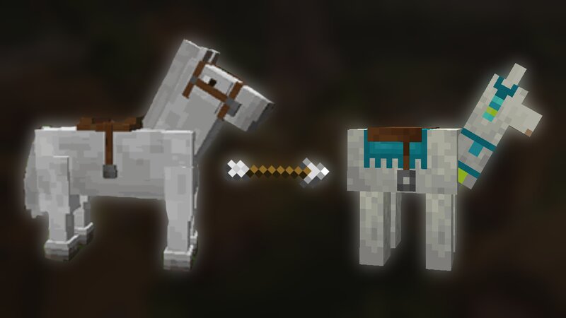Llama replaces Horse Minecraft Texture Pack