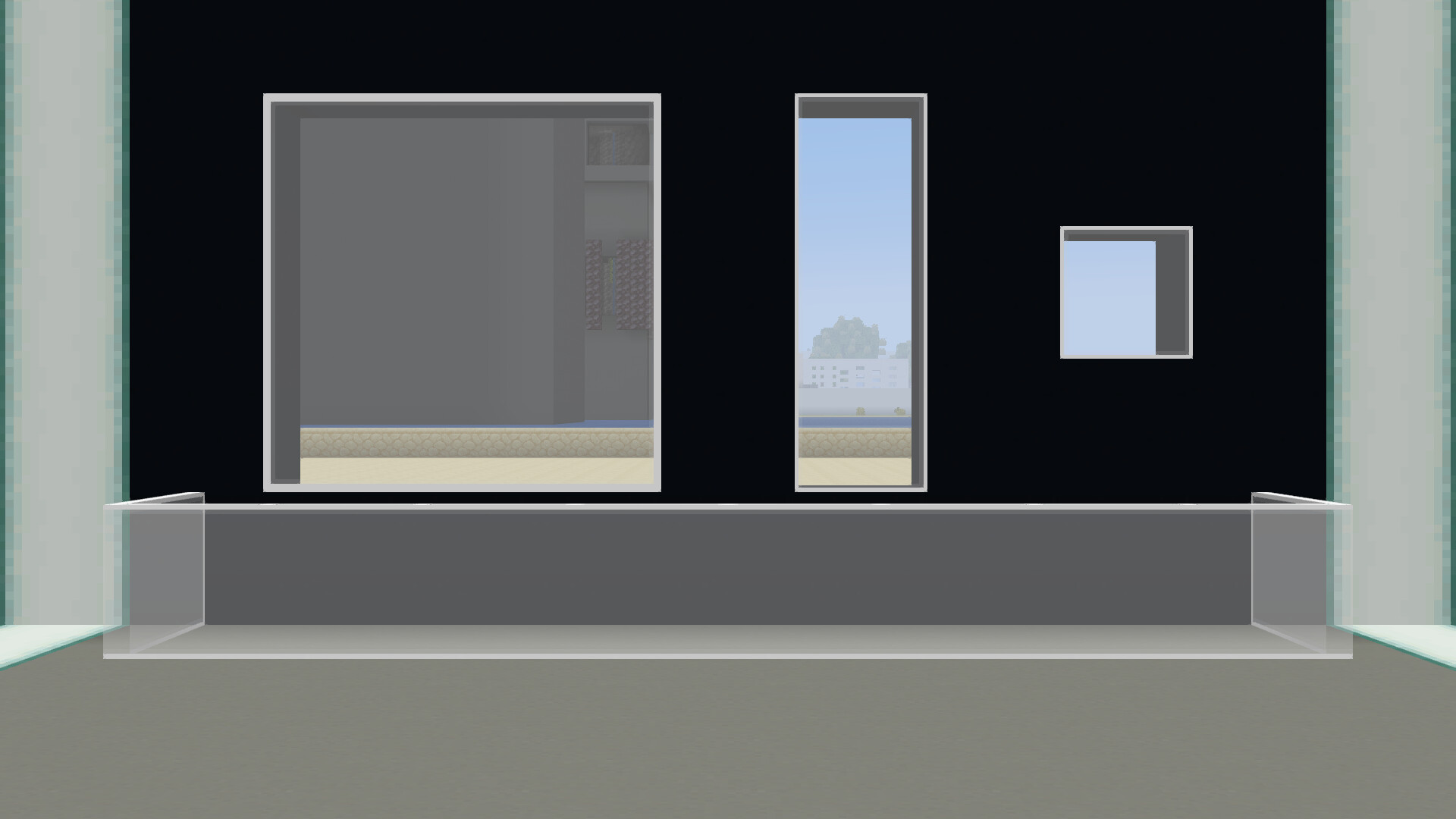 Bordered Clear Glass Minecraft Texture Pack