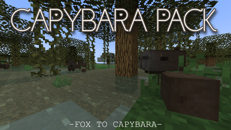 Capybara pack Minecraft Texture Pack