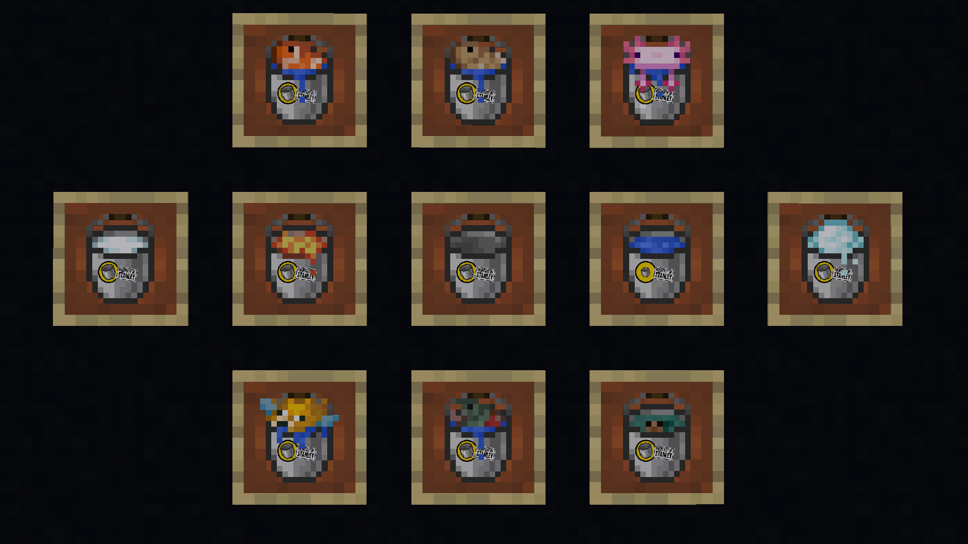 The Stanley Parable Reassurance Bucket (Bedrock) Minecraft Texture Pack