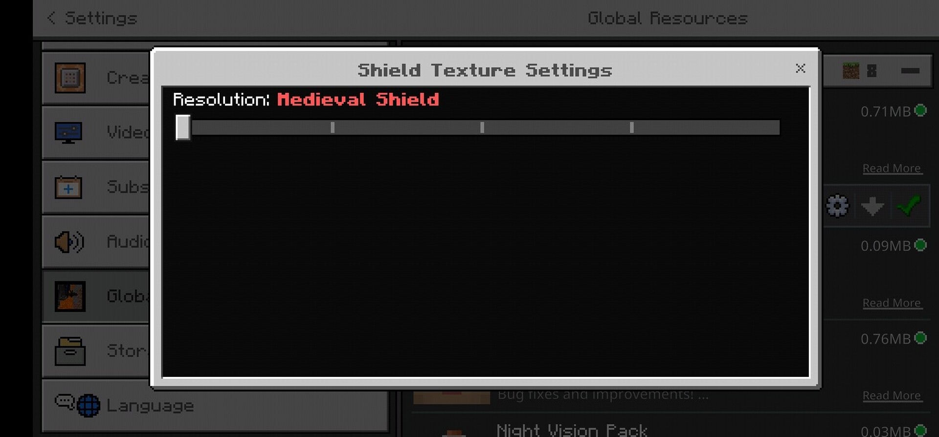 Shield Texture [Bedrock] Minecraft Texture Pack