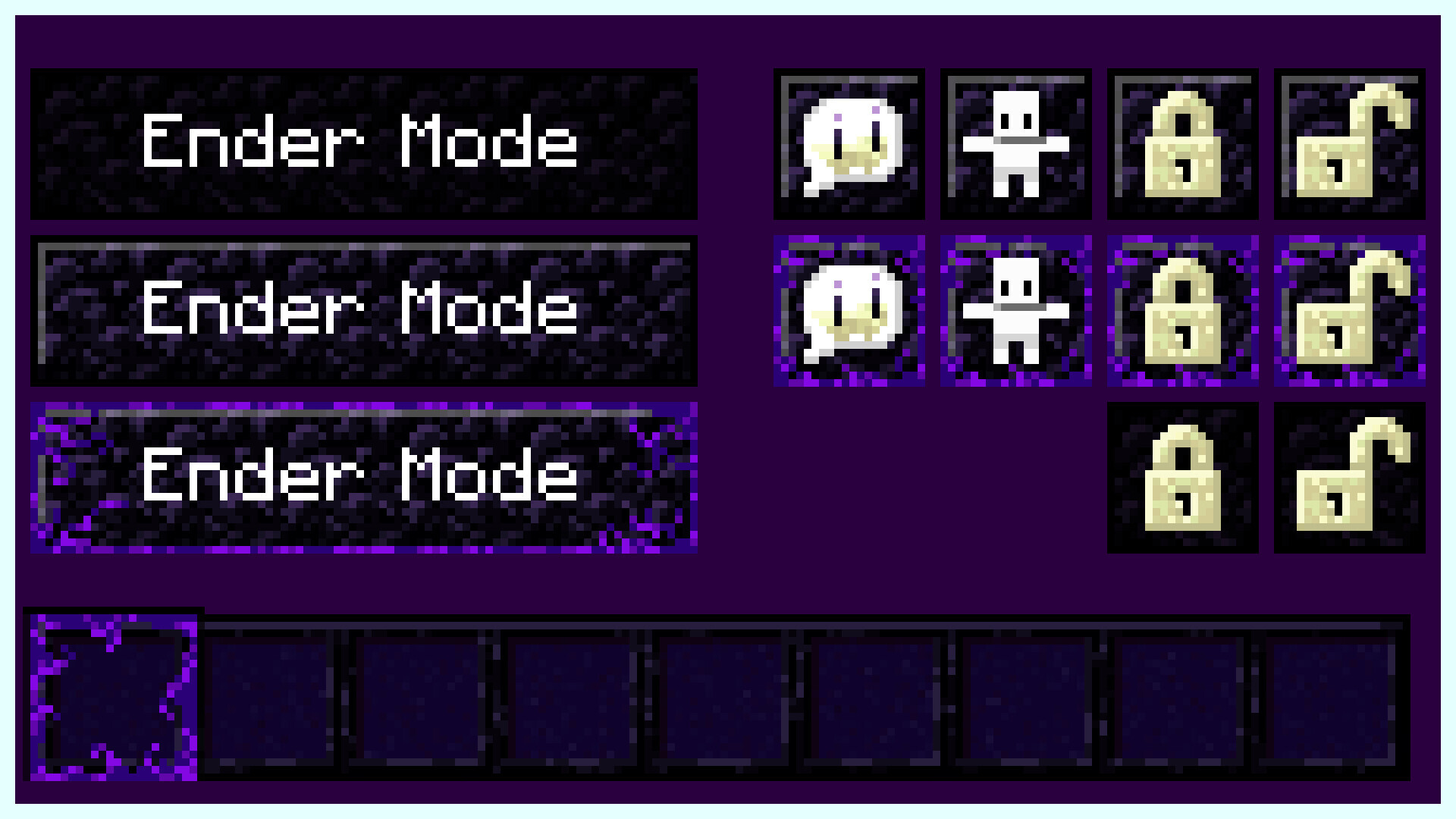 Ender GUI Minecraft Texture Pack