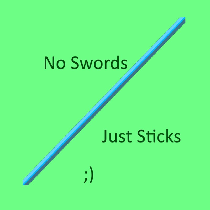 STICKS! (Where are the swords?????) Minecraft Texture Pack