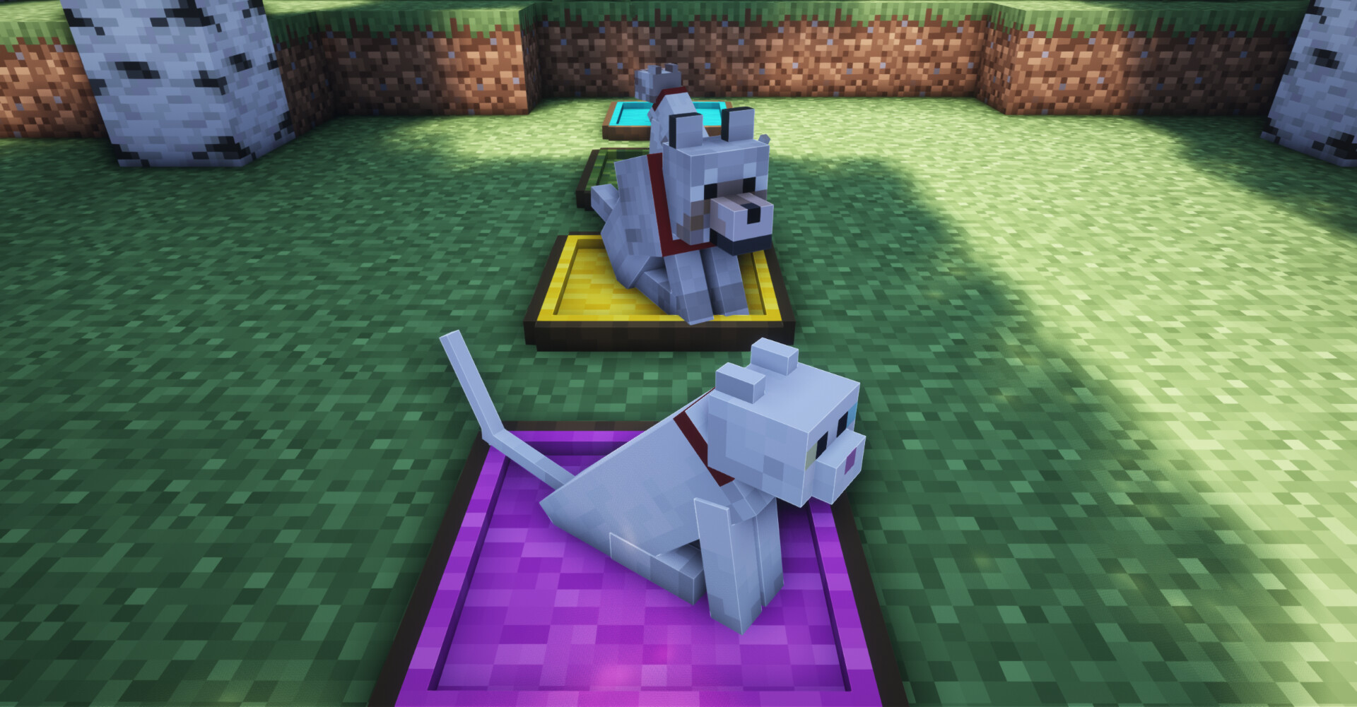 Carpets to Mini pet beds Minecraft Texture Pack