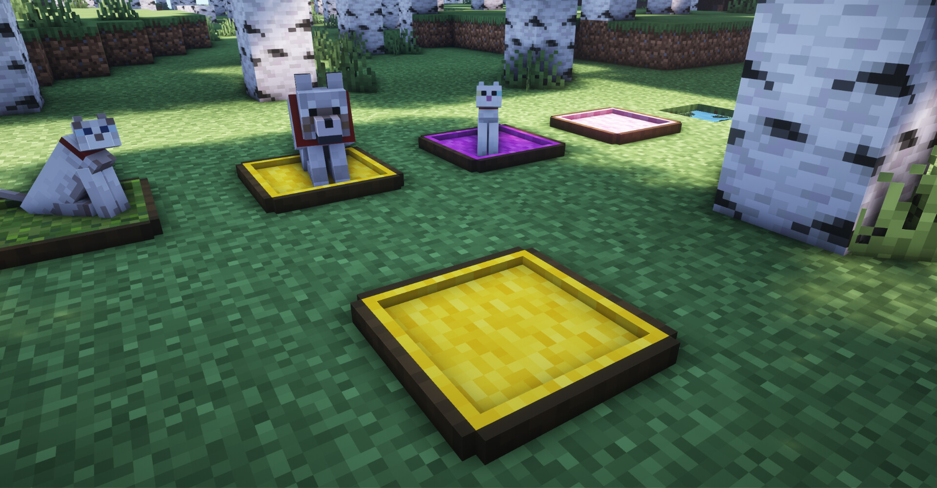 Carpets to Mini pet beds Minecraft Texture Pack
