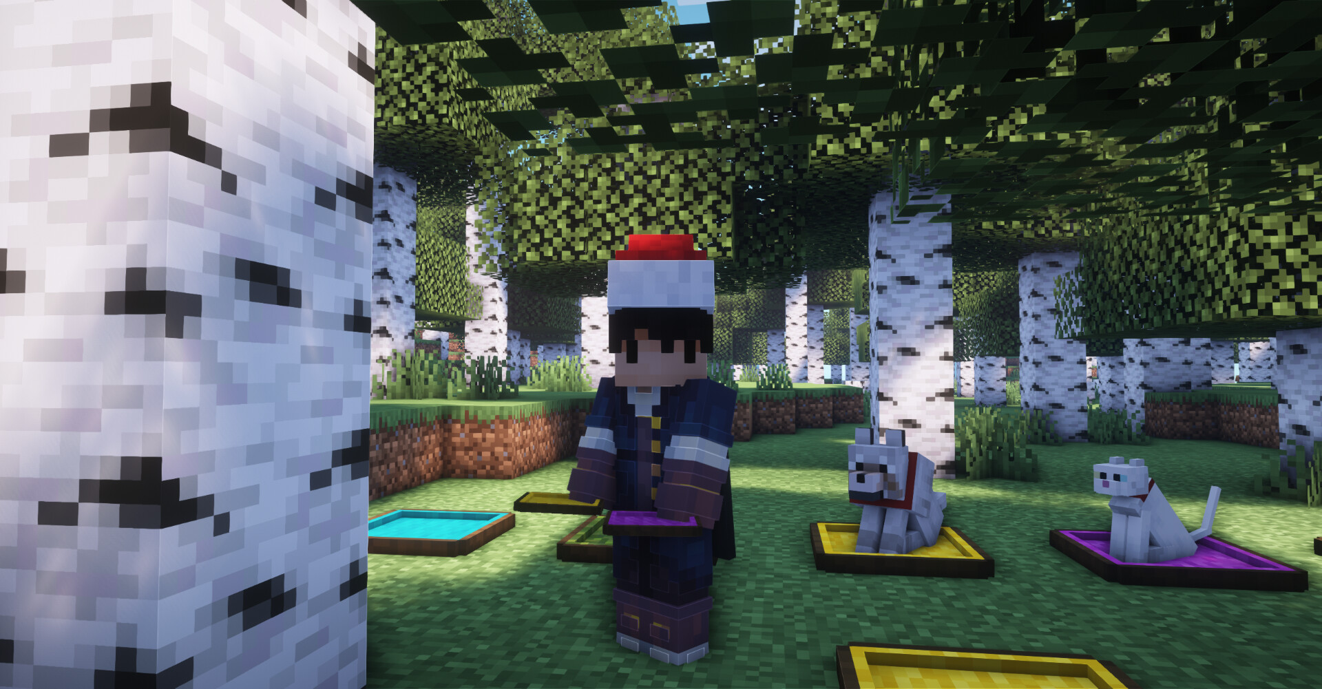 Carpets to Mini pet beds Minecraft Texture Pack