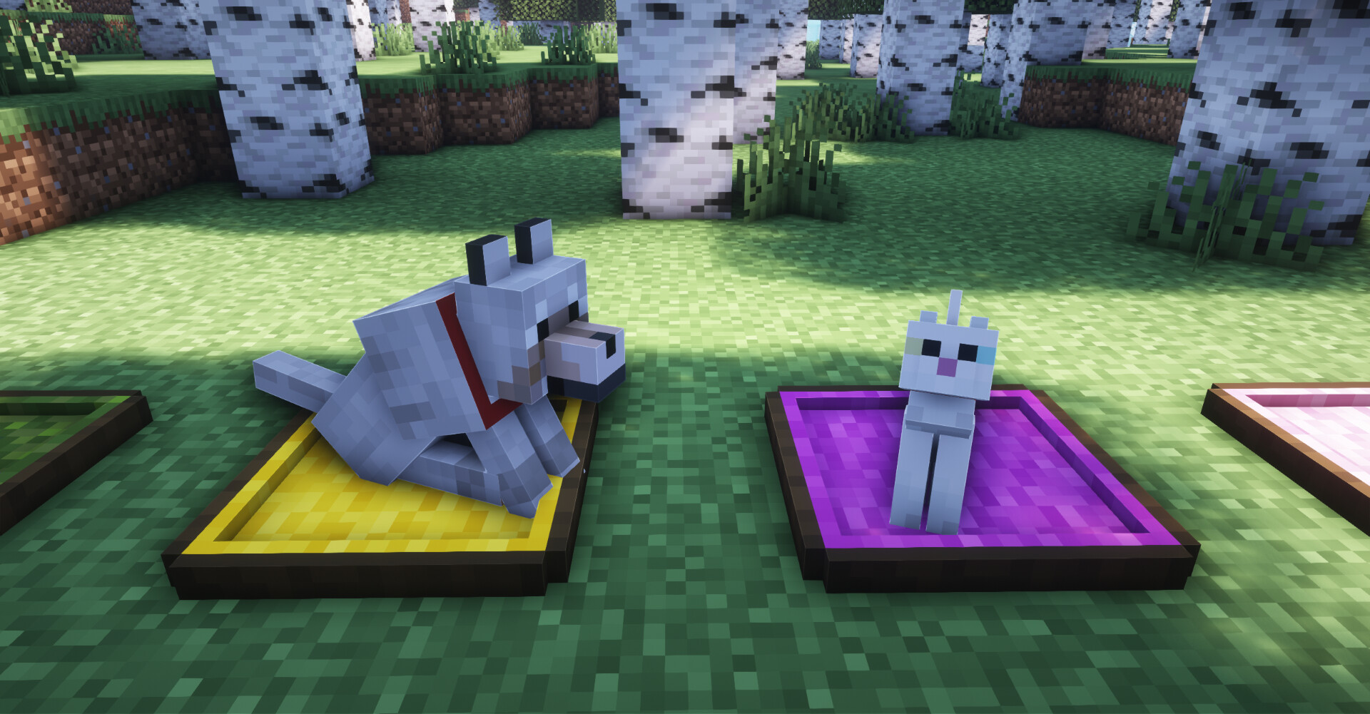 Carpets to Mini pet beds Minecraft Texture Pack