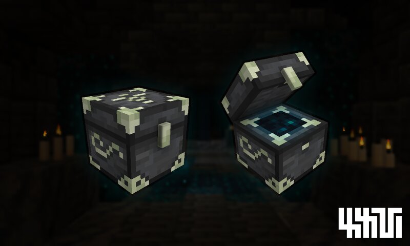 XXVI's Reinforced Deepslate Chests Minecraft Texture Pack