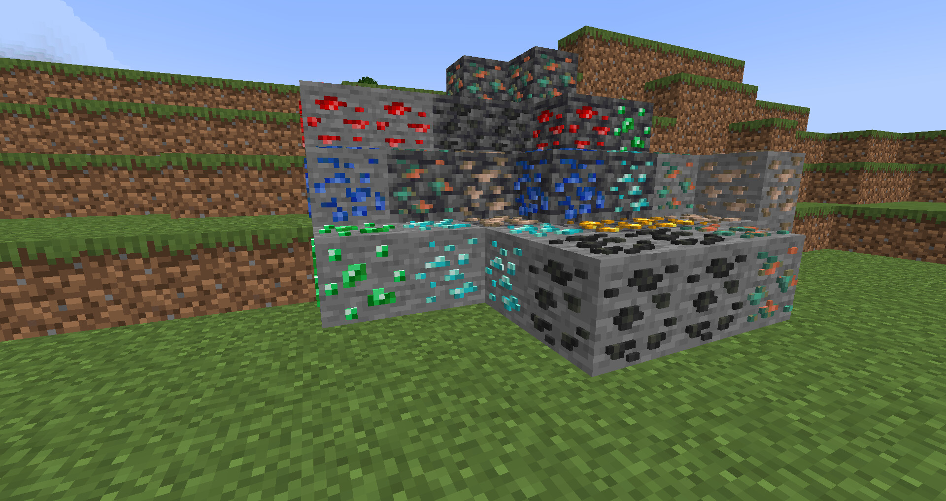 3D Ores Minecraft Texture Pack