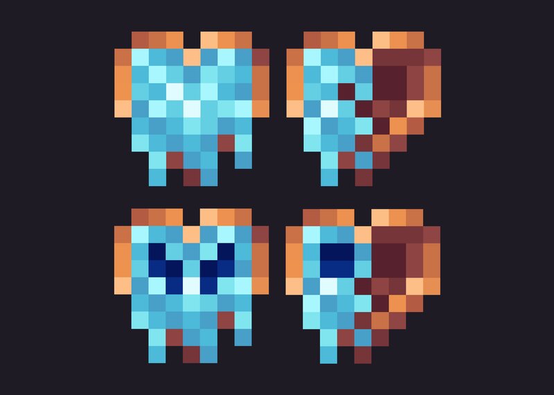 Hecco's Hearts - Gold Edition Minecraft Texture Pack