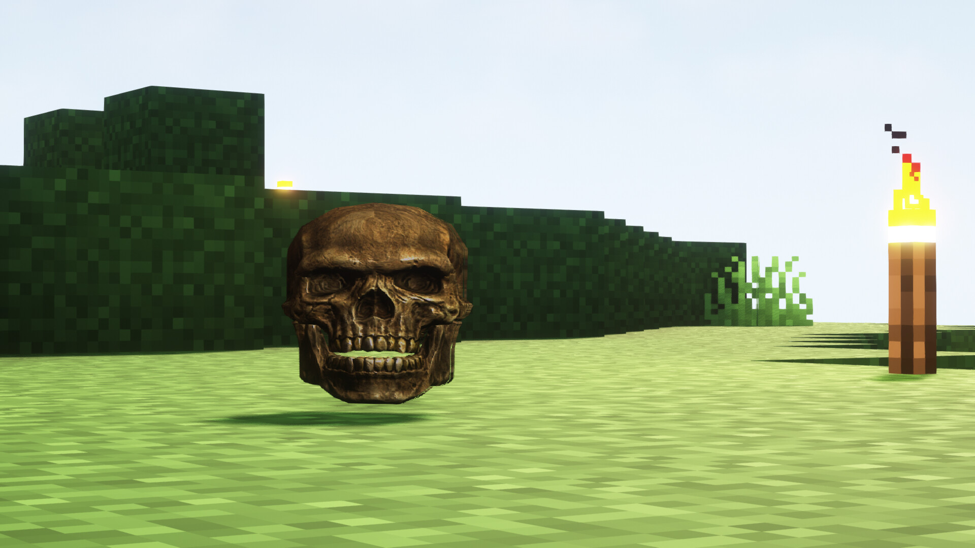 THE SKELETON APPEARS (Totem of undying replace) Minecraft Texture Pack