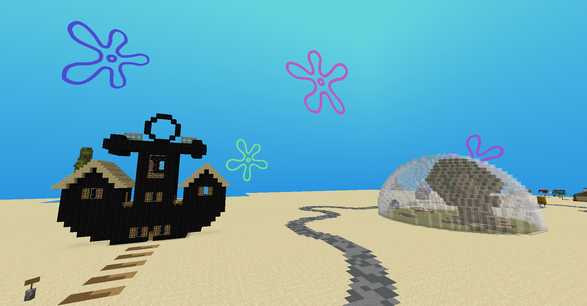 Spongebob Sky Resource Pack Minecraft Texture Pack