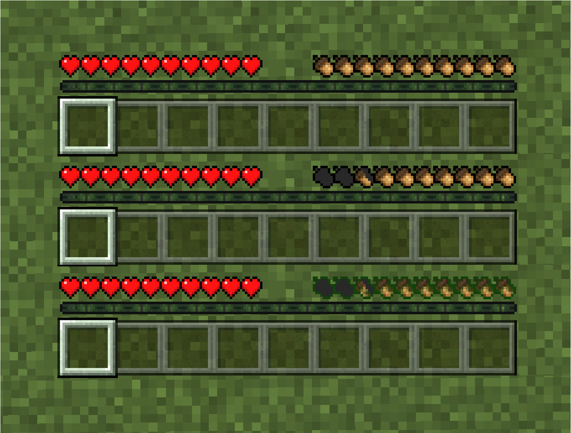 Acorn Hunger Bar Bedrock Edition Minecraft Texture Pack