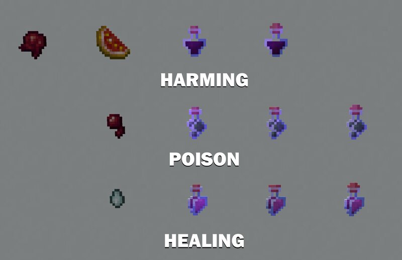 Visual Potions 1.18 Minecraft Texture Pack
