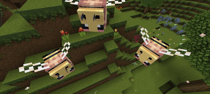 ※Fuzzy-Bees CEM - Bedrock Edition Minecraft Texture Pack