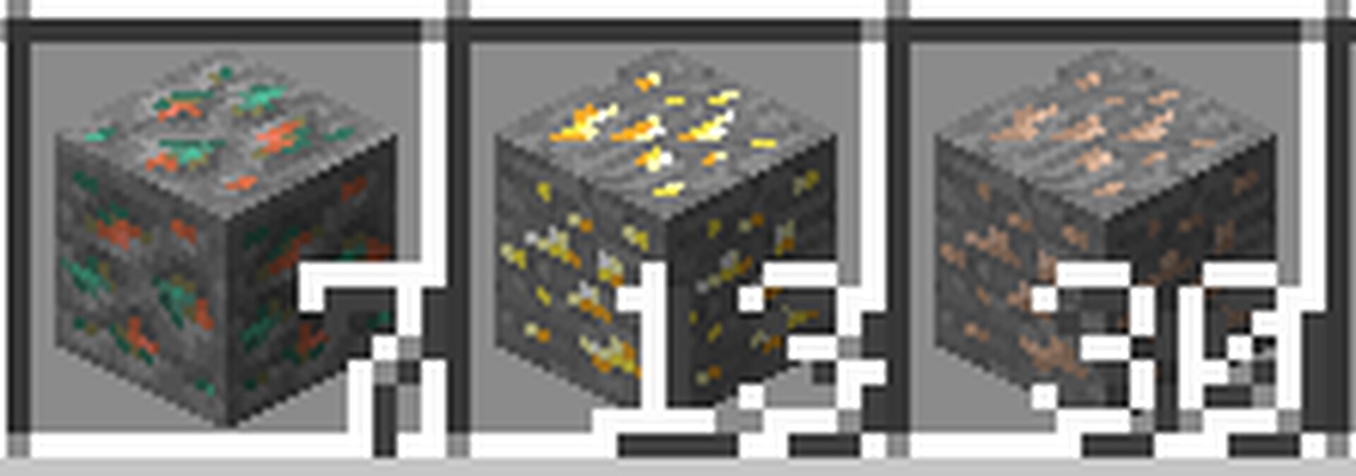 Classic Ores!!! (Old ores such as Iron and Gold and Copper!) Minecraft ...