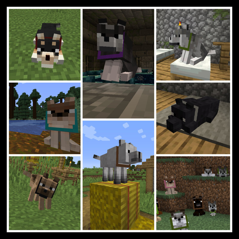 Multi Doggie Minecraft Texture Pack