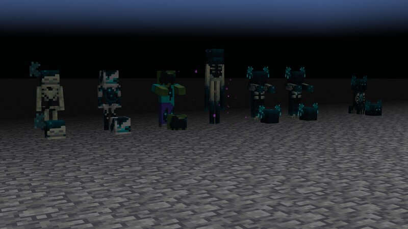 Sculk Creatures - OptiFine Required Minecraft Texture Pack