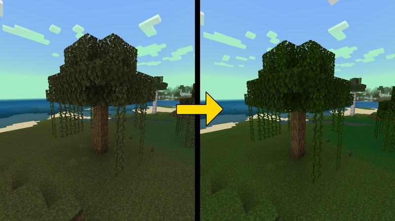 Greener Swamp | Bedrock Tweaks Minecraft Texture Pack