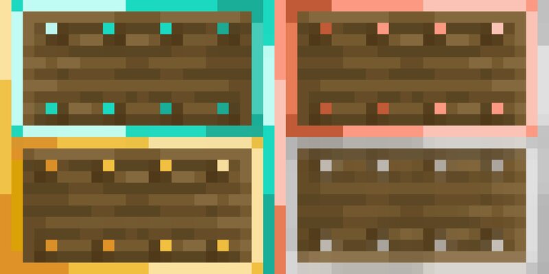 Copper Iron Diamond Or Gold Shields Minecraft Texture Pack