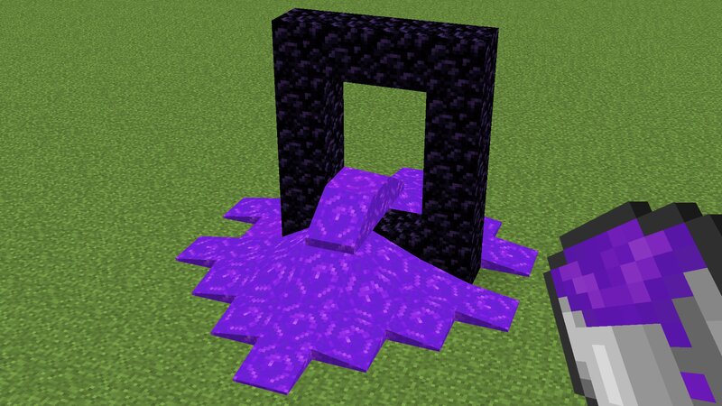 Nether Portal Bucket Minecraft Texture Pack