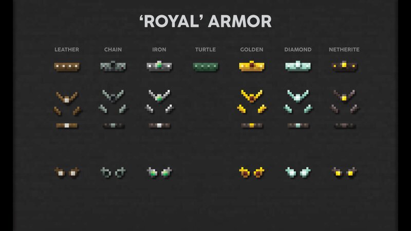 Kal's Royal Armor Add-on [Bedrock] Minecraft Texture Pack
