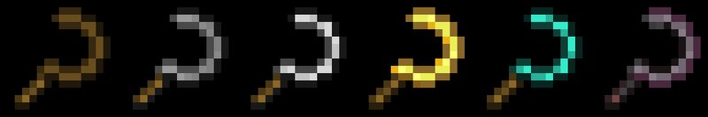 hoes to sickles Minecraft Texture Pack