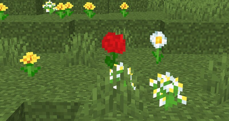 Poppy To Rose Minecraft Texture Pack