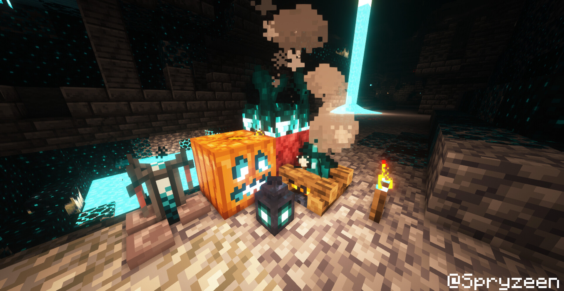 Spryzeen's Colorful lava "fire" ADDON Minecraft Texture Pack