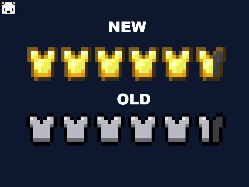 Torrezx- Icon armor consistent (iron and gold) Minecraft Texture Pack