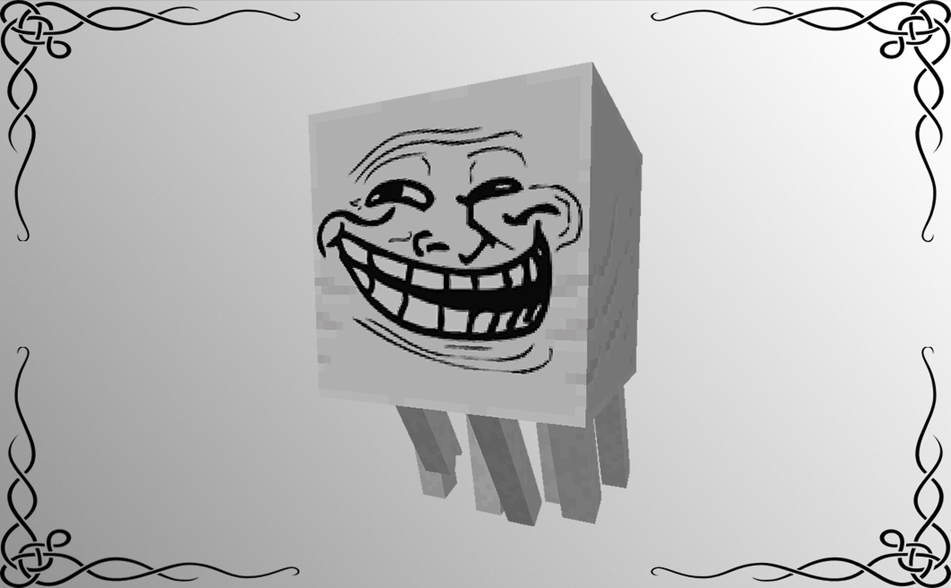Trollface Ghasts Minecraft Texture Pack