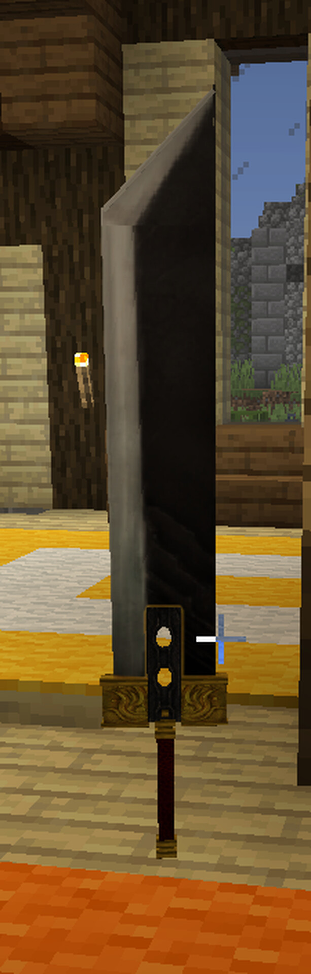 Buster Sword FF7:CrisisCore Optifine/CIt Version Minecraft Texture Pack