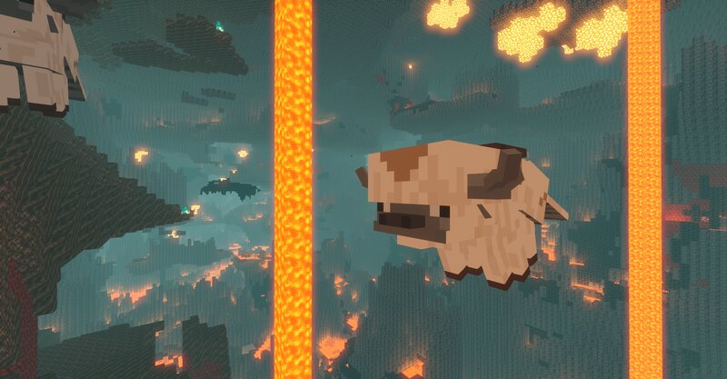 Ghast to Appa ( From The Last Airbender ) Minecraft Texture Pack