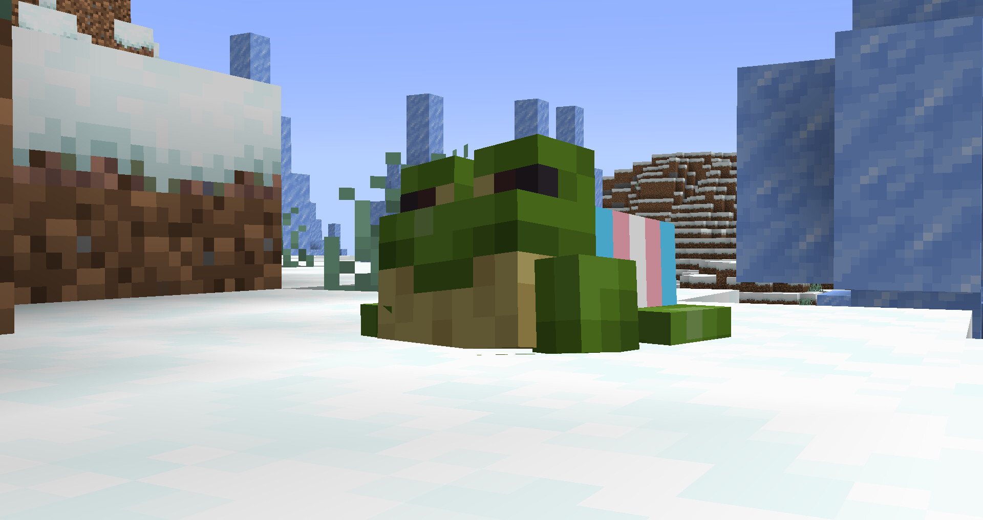 Trans Frogs (1.19 Snapshot) Minecraft Texture Pack