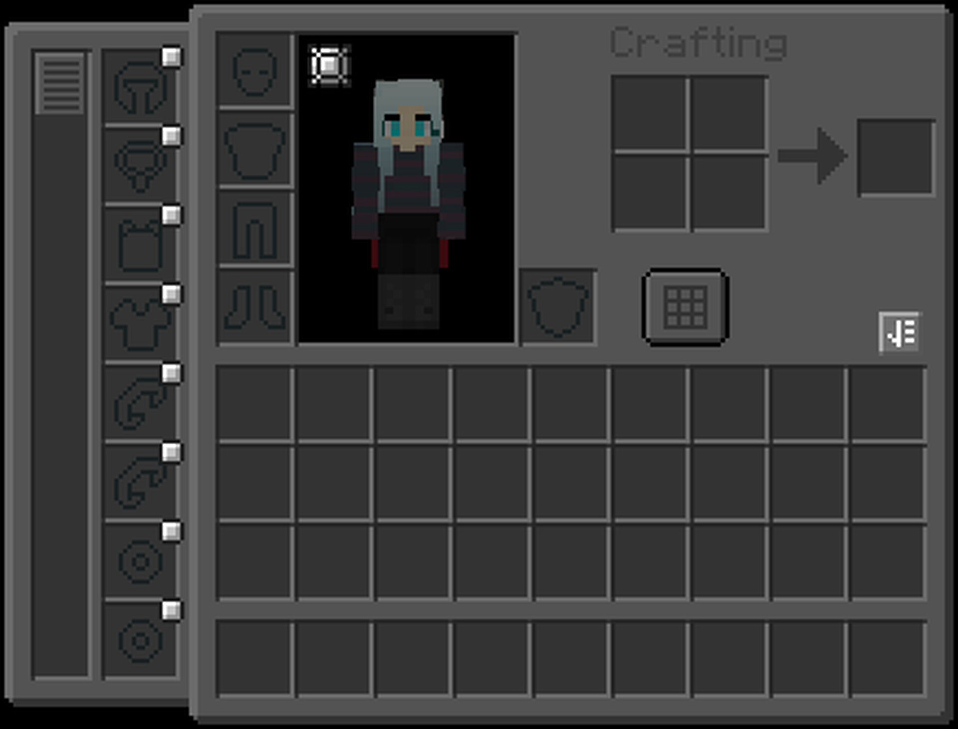 Darkmode Menu Minecraft Texture Pack