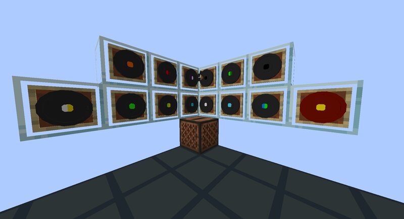 3D Disc Minecraft Texture Pack