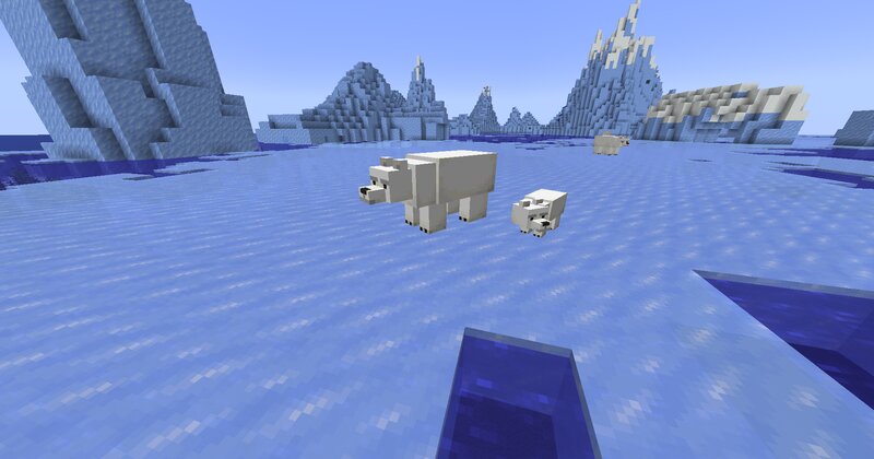 Tweaked Polar Bear Minecraft Texture Pack