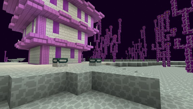 More Moon-like Endstone for Bare Bones Minecraft Texture Pack